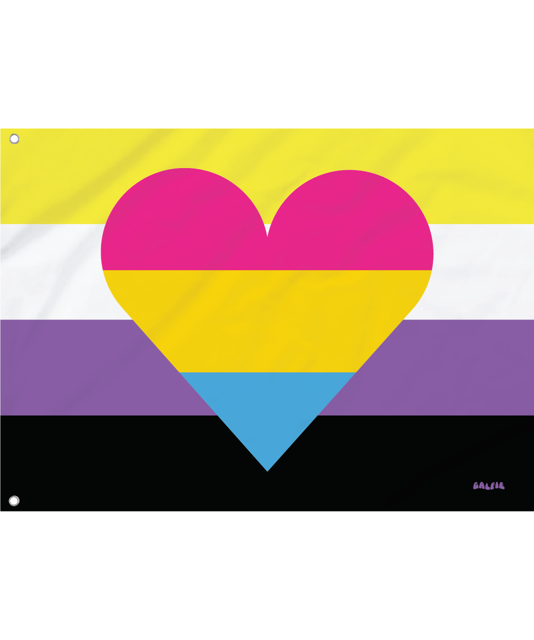 The Nonbinary Pansexual Flag | Galfie
